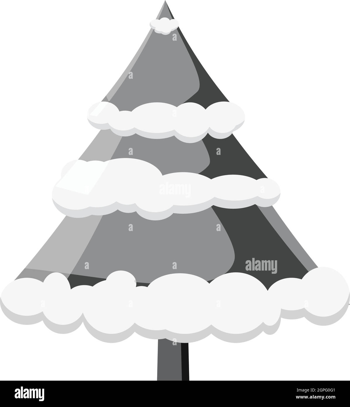 Banner christmas fir tree Black and White Stock Photos & Images - Alamy