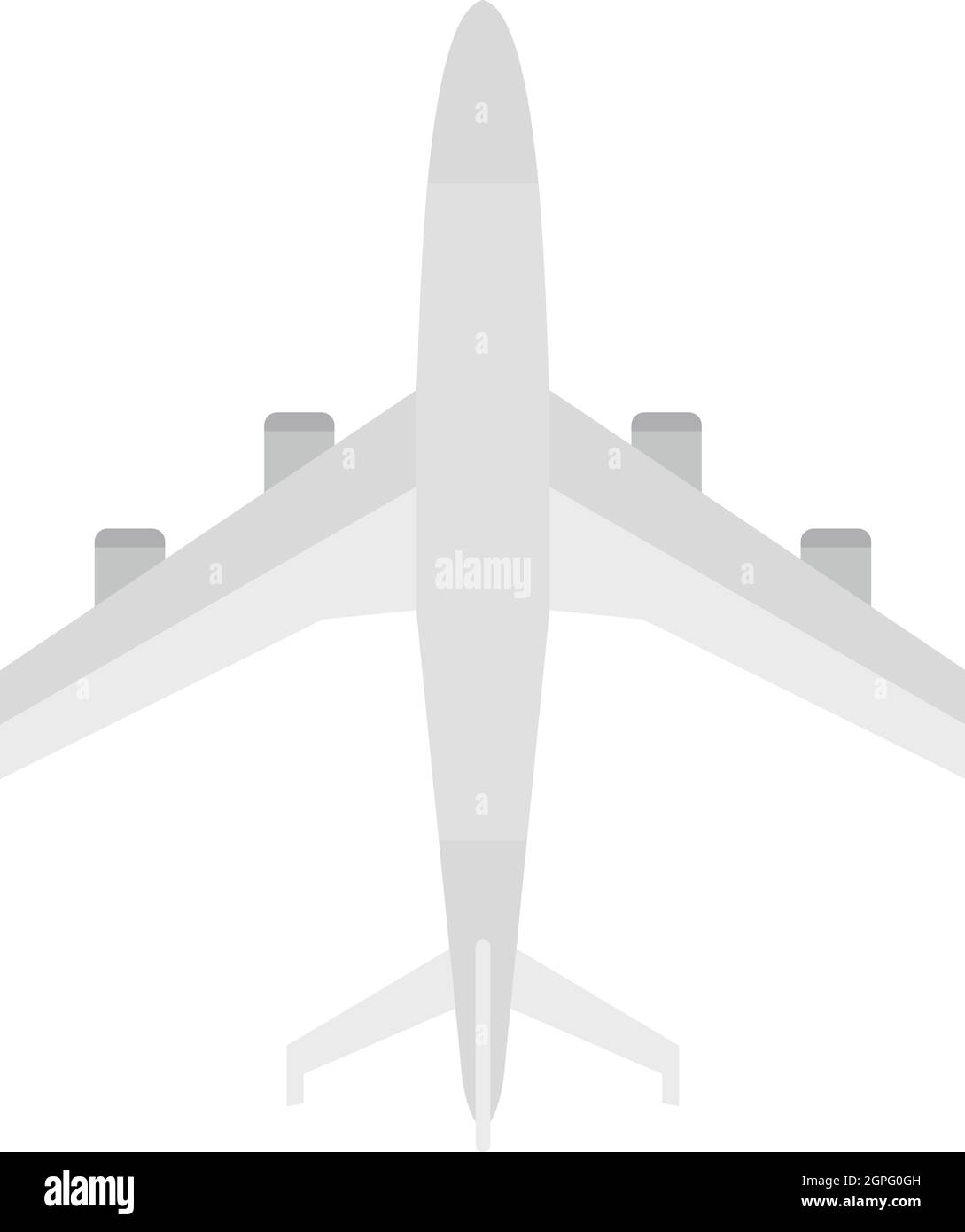Plane icon, flat style Stock Vector Image & Art - Alamy