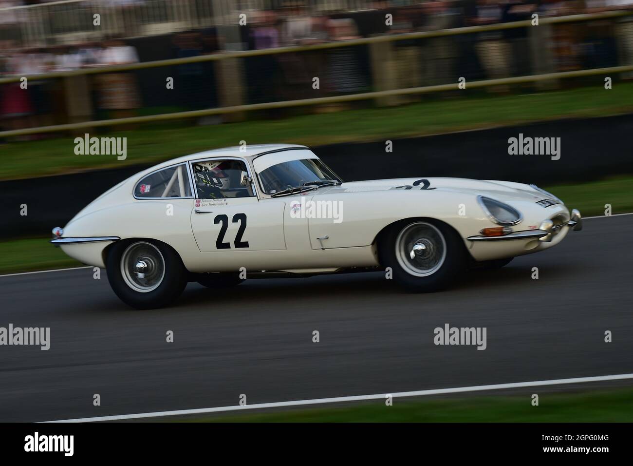 Jenson Button, Alex Buncombe, Jaguar E-Type, Stirling Moss Memorial ...