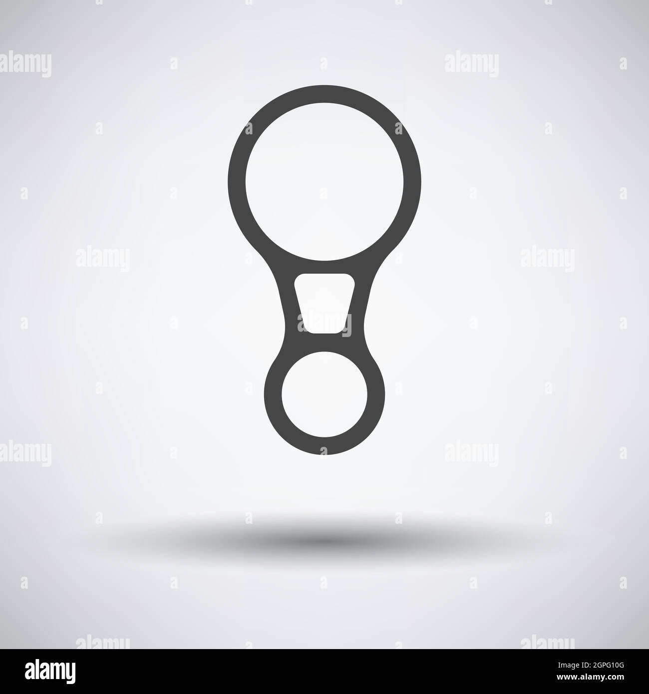 Alpinist Descender Icon Stock Vector Image & Art - Alamy
