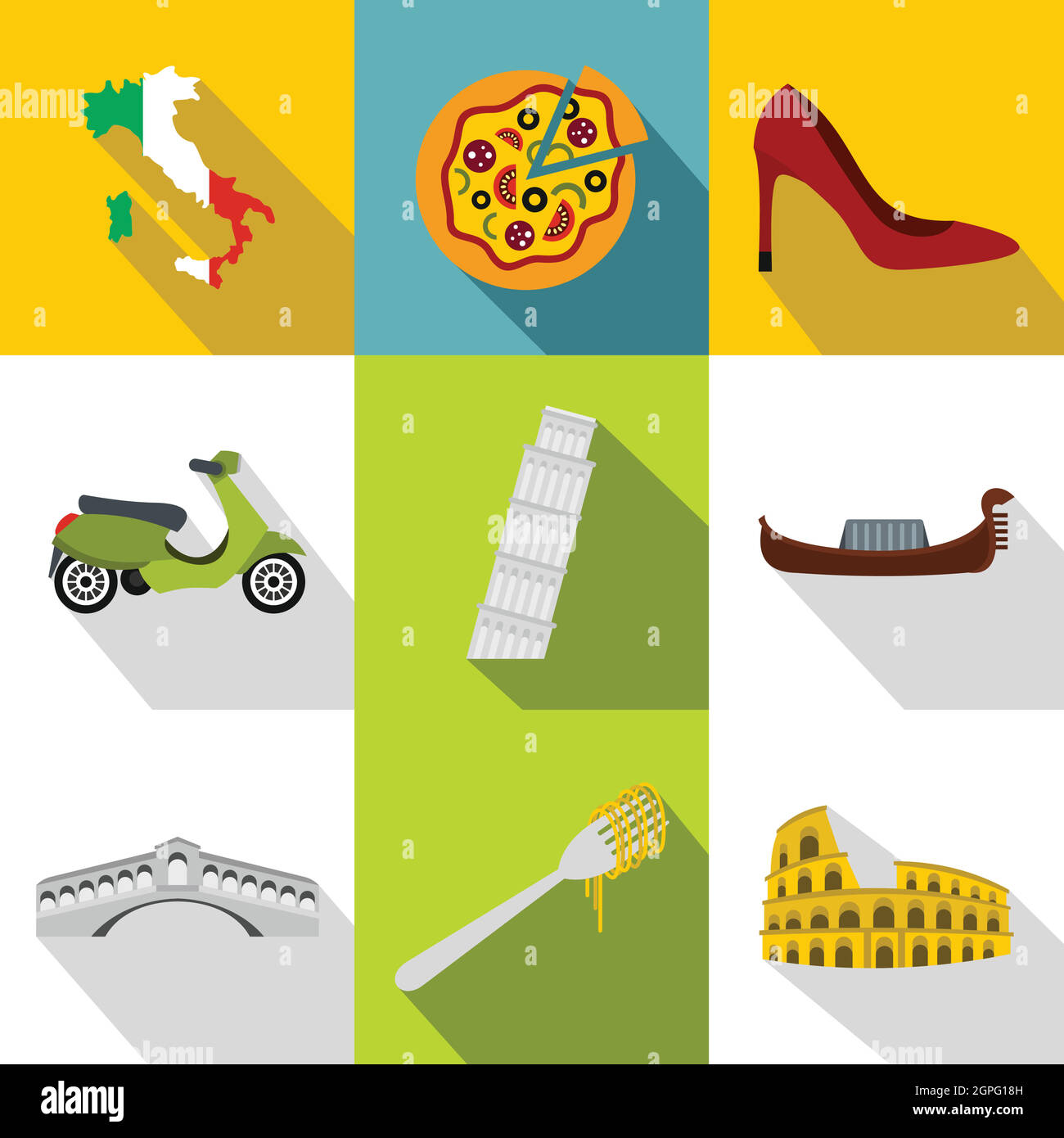 Country italy Stock Vector Images - Alamy