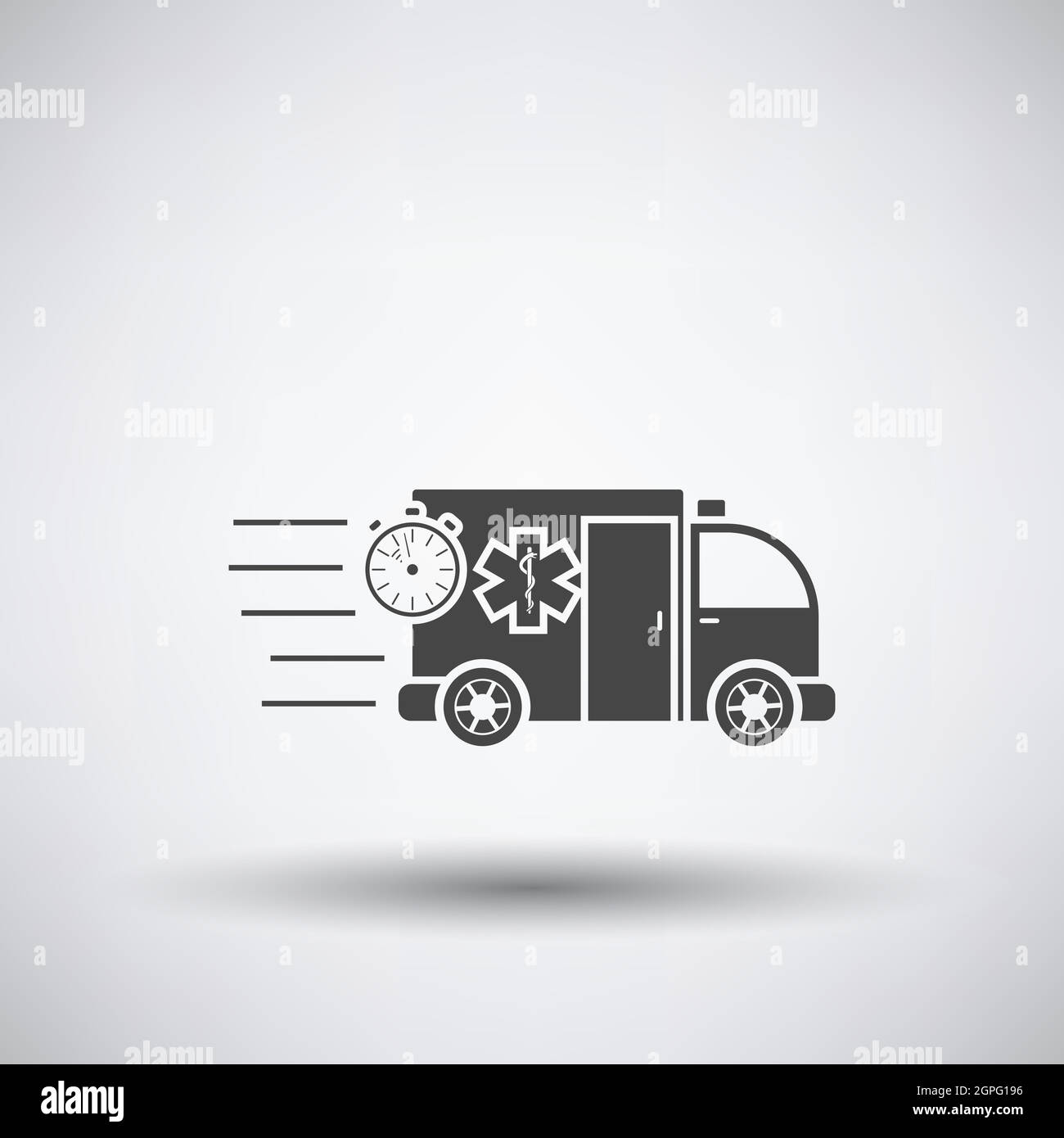 Fast Ambulance Car Icon Stock Vector Image & Art - Alamy