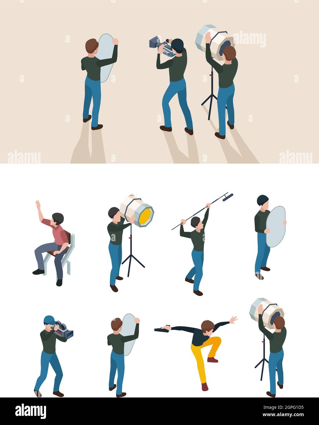 Film studio studios Stock Vector Images - Alamy