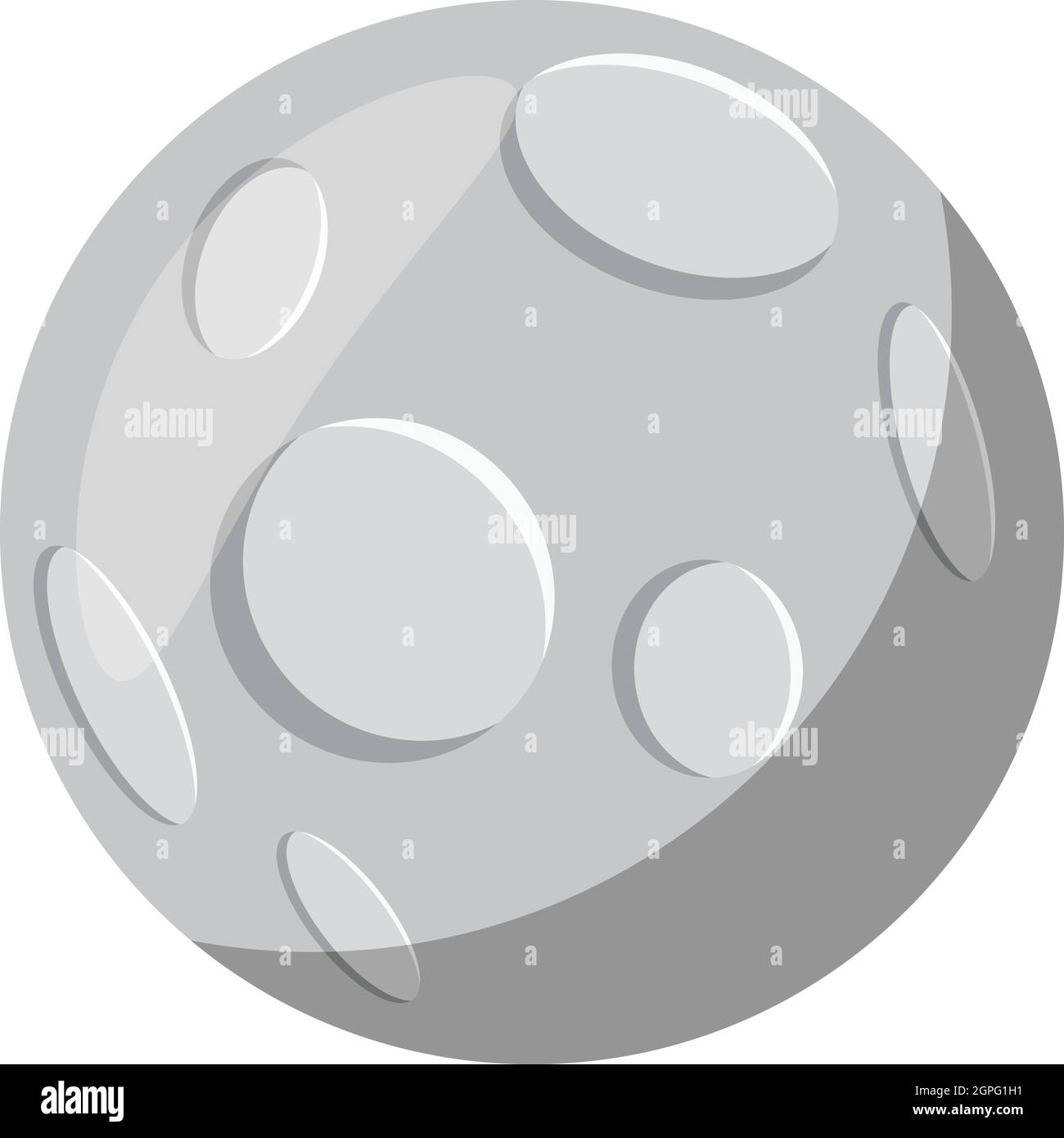 Full moon illustration lunar Stock Vector Images - Alamy