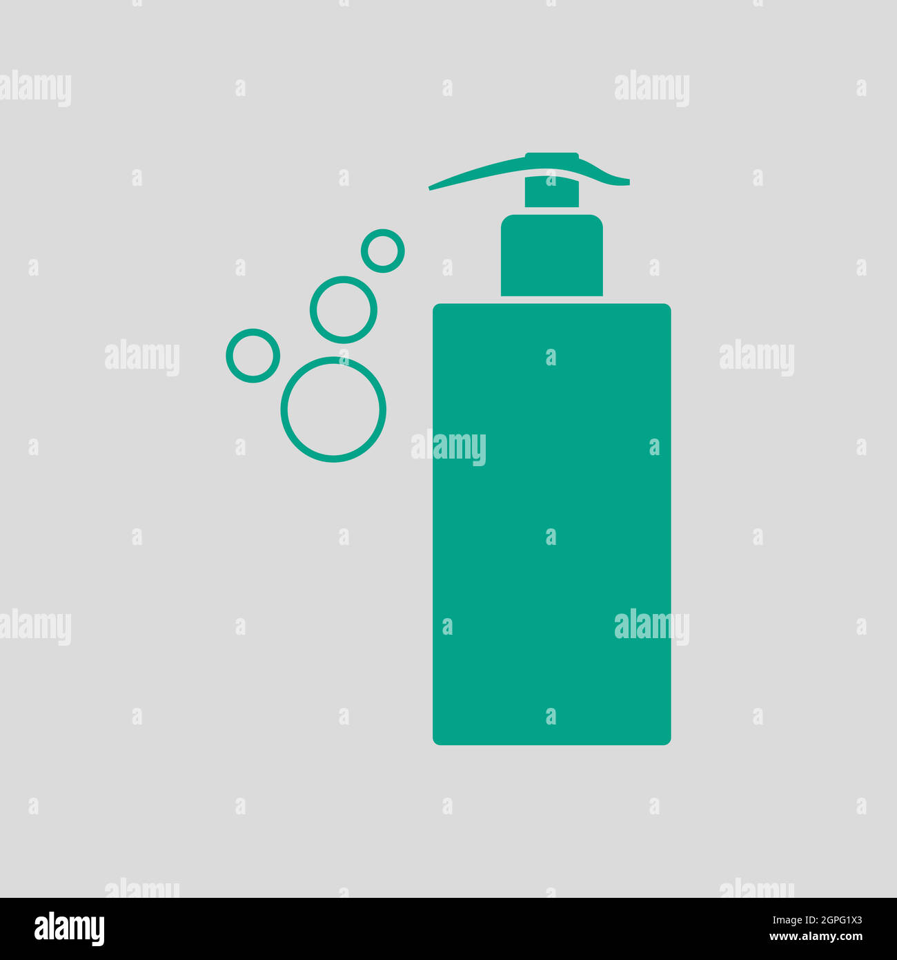 Pump dispenser green liquid Stock Vector Images - Alamy