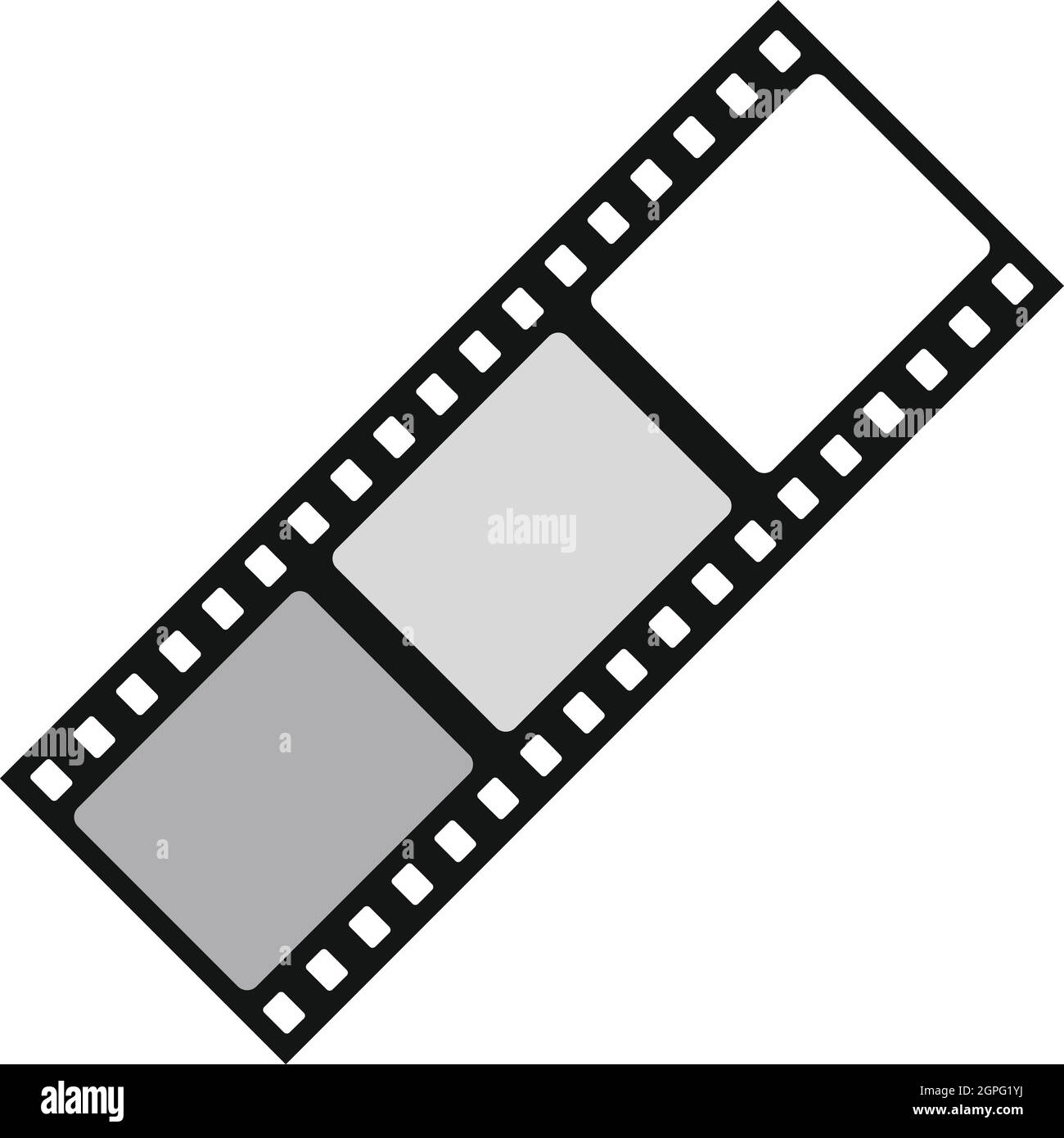 Film flat icon vector Stock Vector Images - Alamy