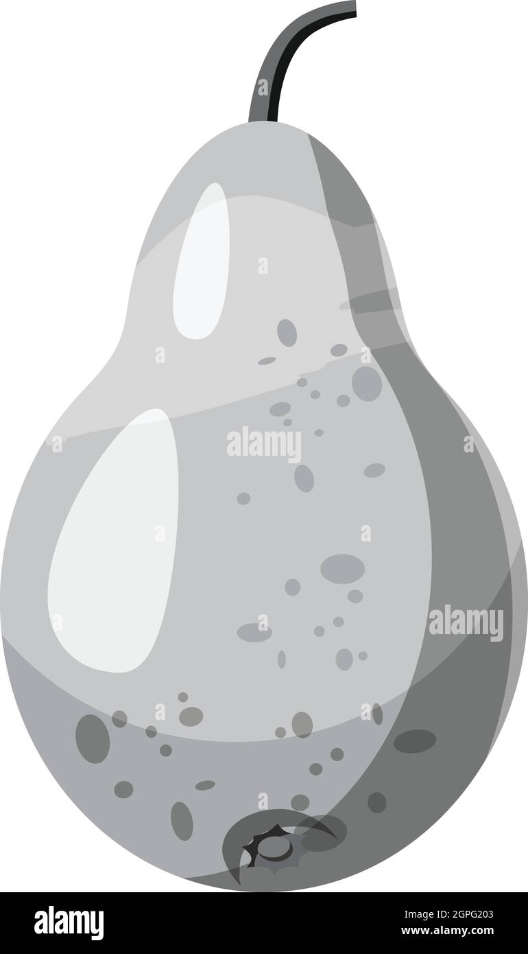 Pear icon, gray monochrome style Stock Vector Image & Art - Alamy