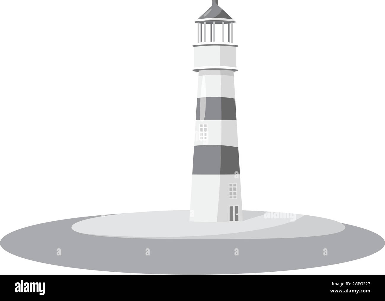 Gray sea shore Stock Vector Images - Alamy