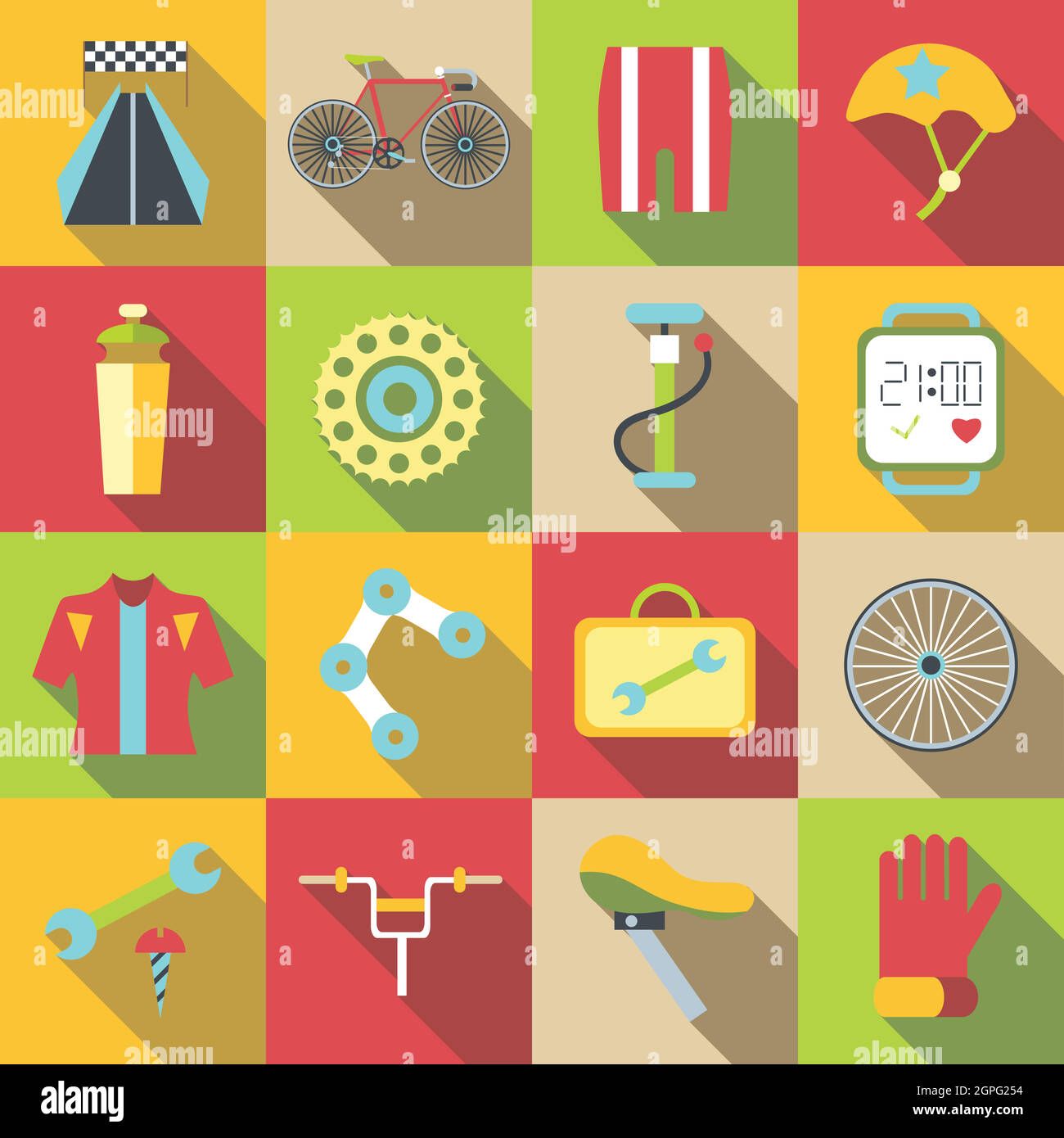 Biker track Stock Vector Images - Alamy