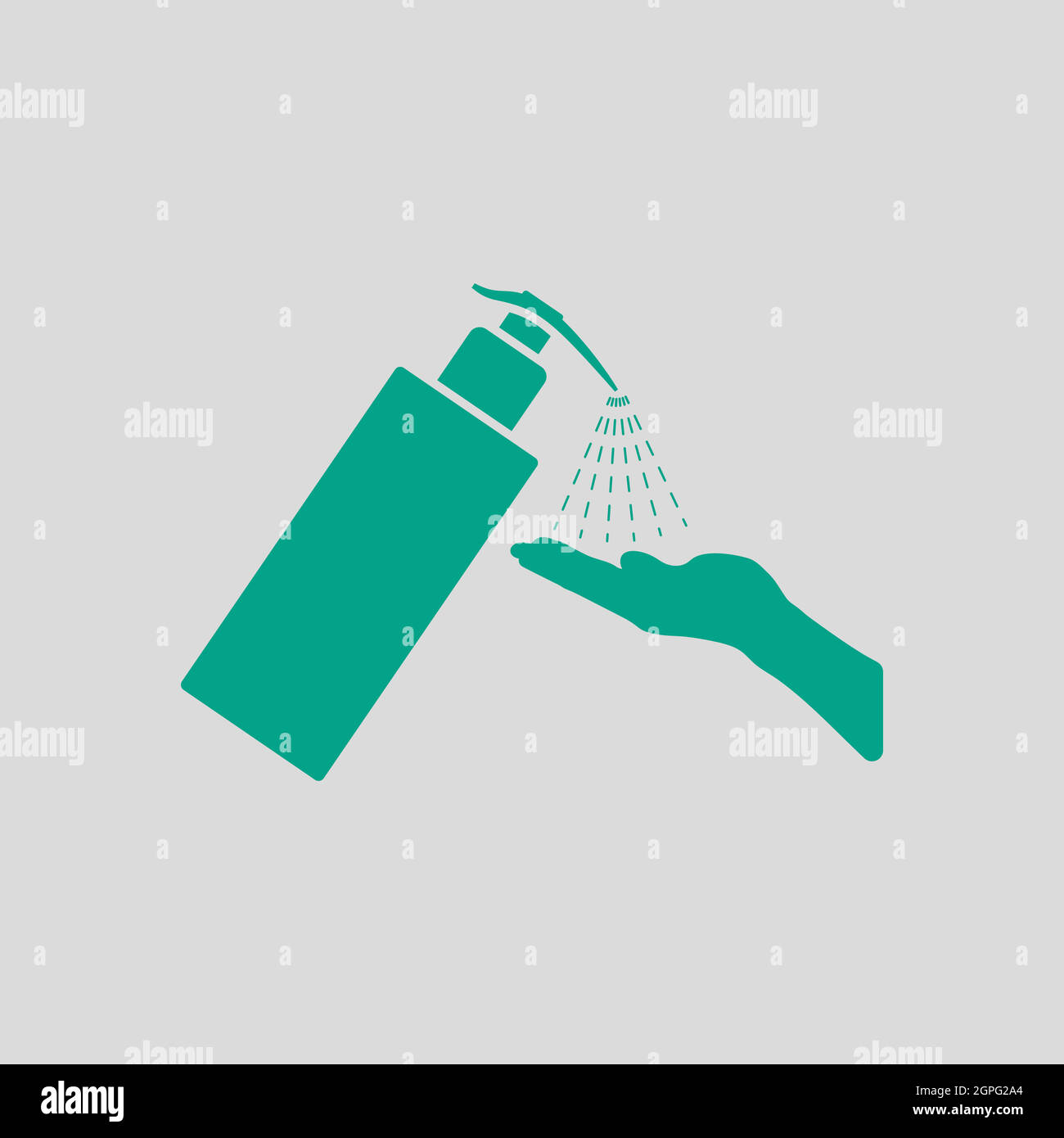 Pump dispenser green liquid Stock Vector Images - Alamy