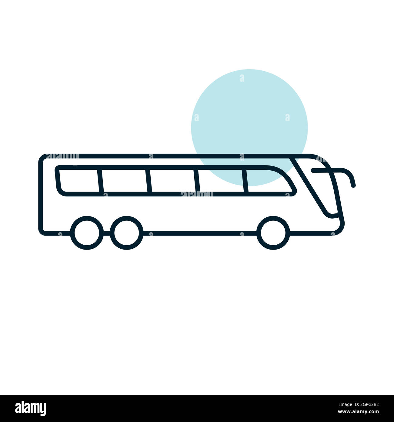 Travel bus flat vector icon Stock Vector Image & Art - Alamy