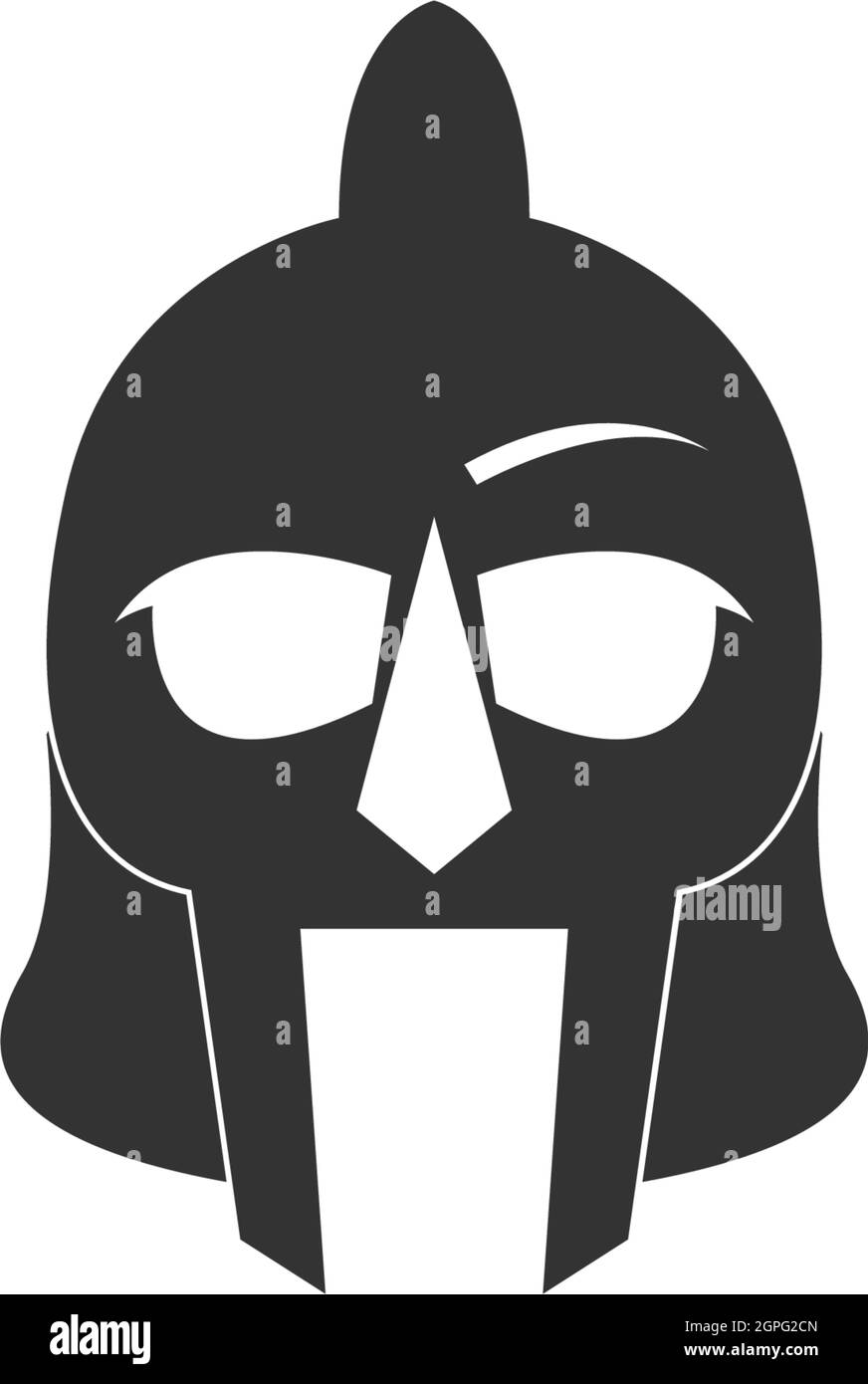 Gladiator head icon logo design concept vector illustration Stock ...