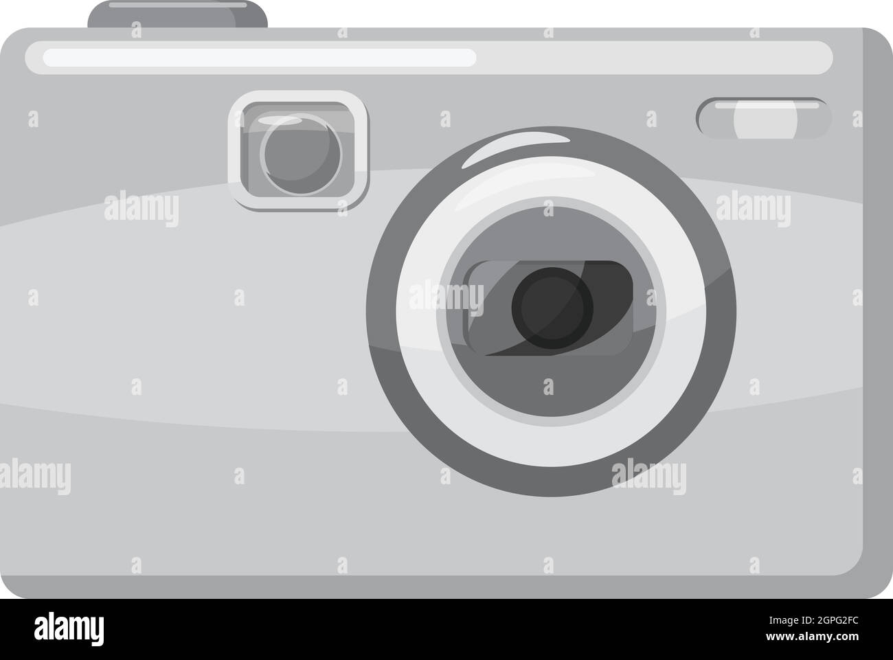 Camera icon, gray monochrome style Stock Vector Image & Art - Alamy