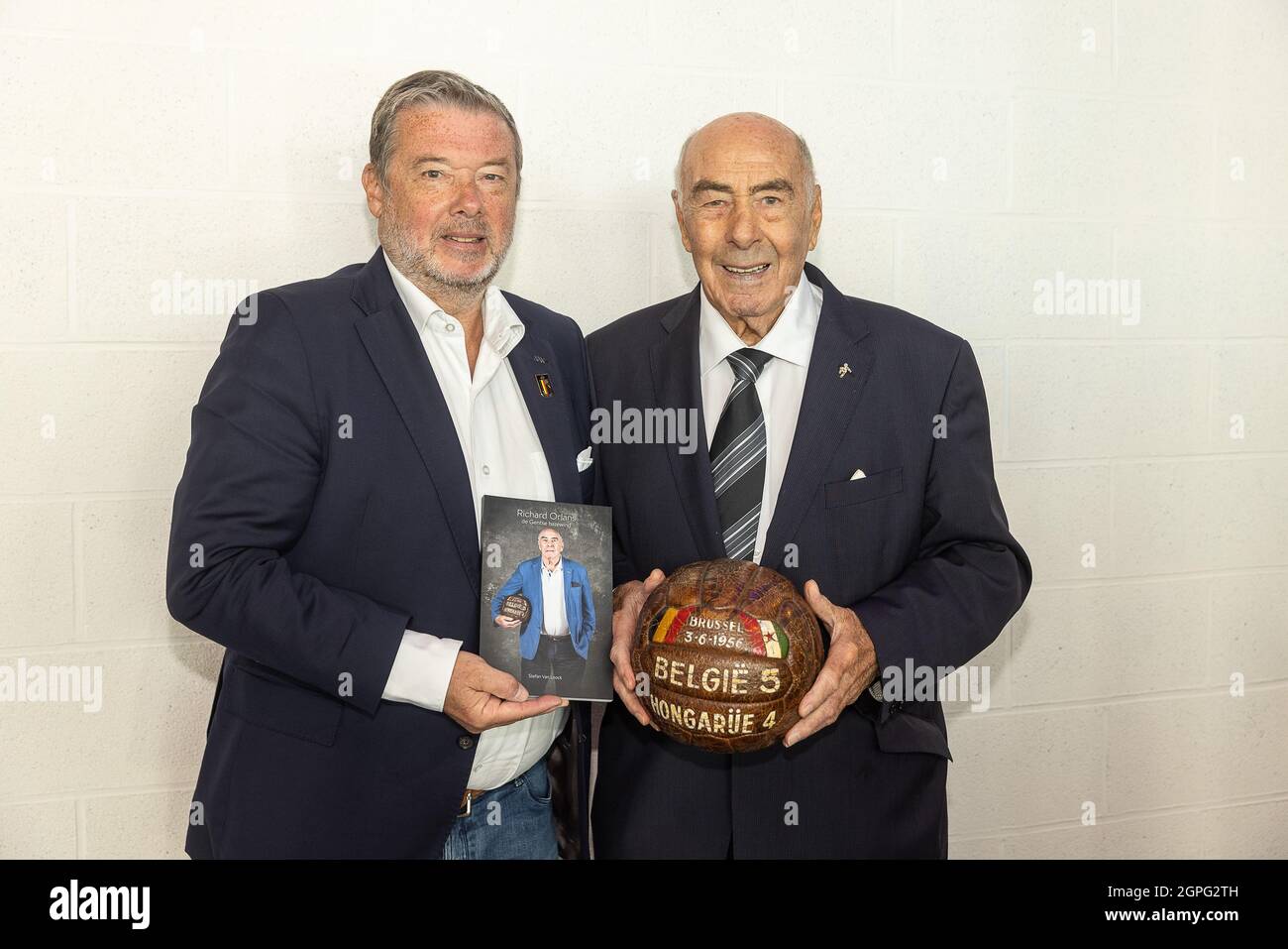 Writer Stefan Van Loock and Former football player Richard Orlans ...