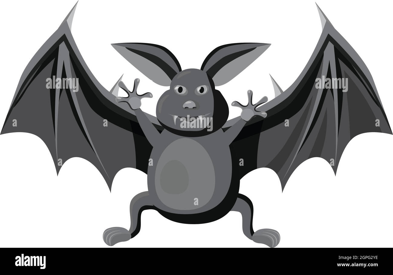 Bat illustration Cut Out Stock Images & Pictures - Alamy