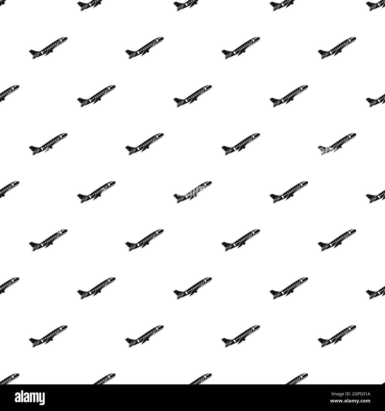 Plane pattern, simple style Stock Vector Image & Art - Alamy