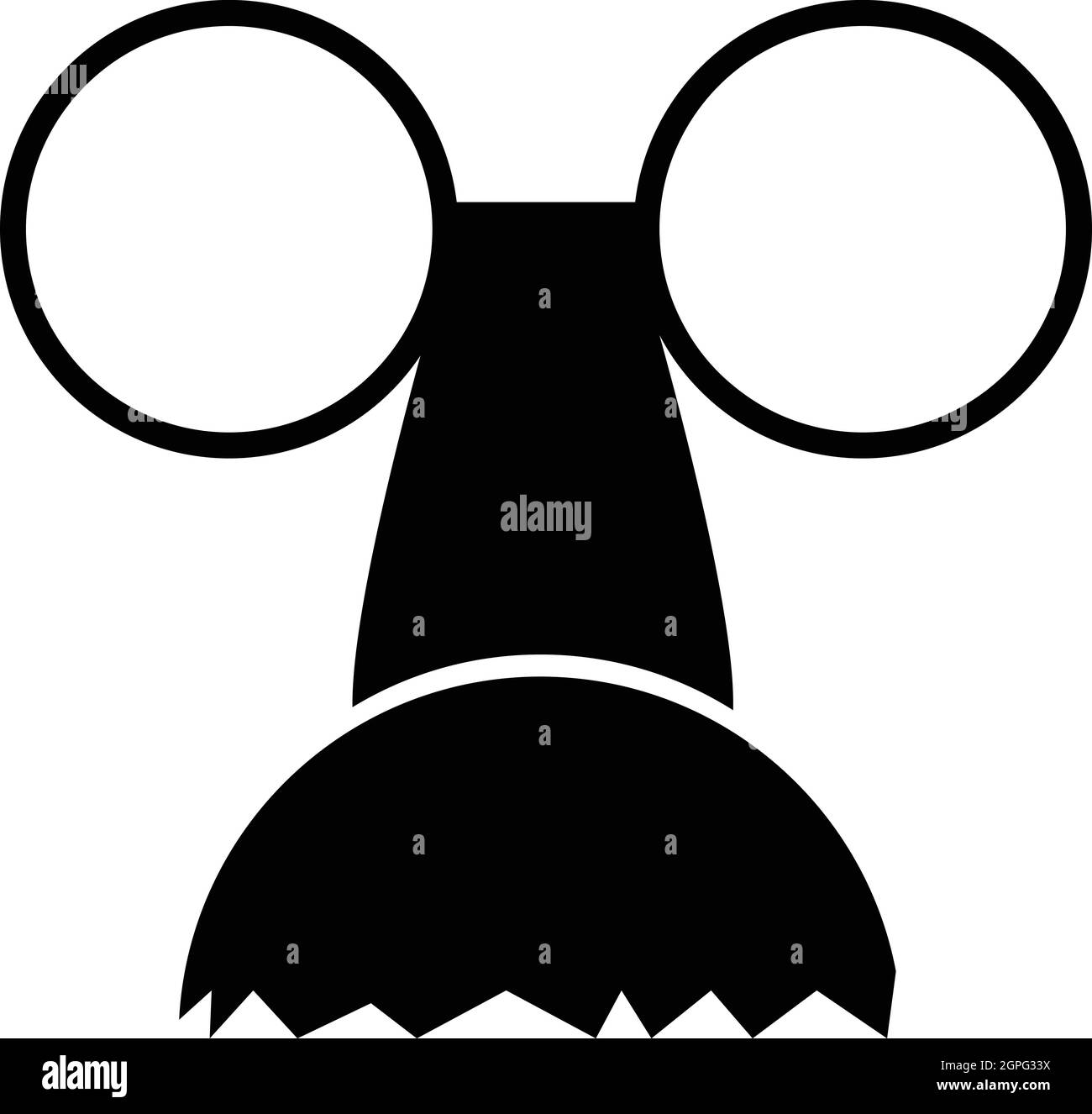 Abstract face man drawn Cut Out Stock Images & Pictures - Alamy