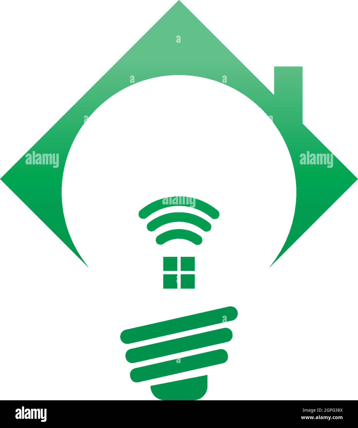 Smart Home logo icon design concept illustration template Stock Vector ...