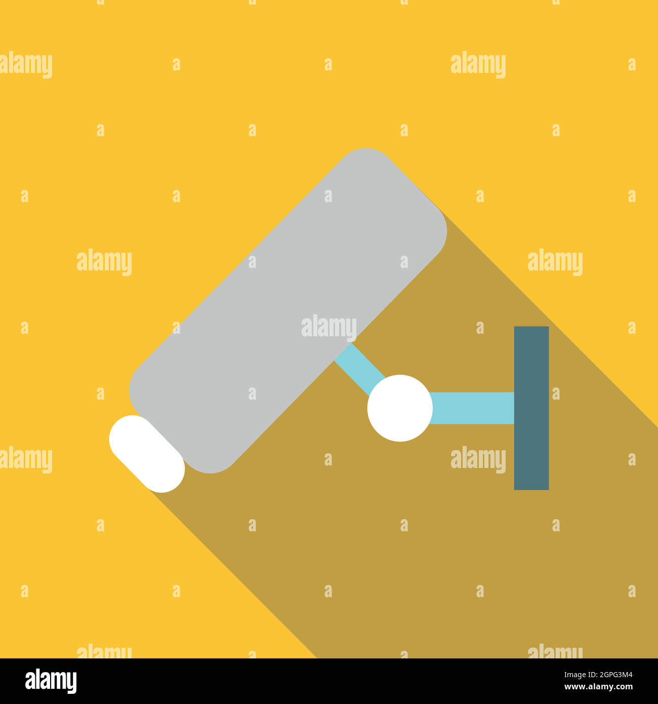 Surveillance camera icon, flat style Stock Vector Image & Art - Alamy