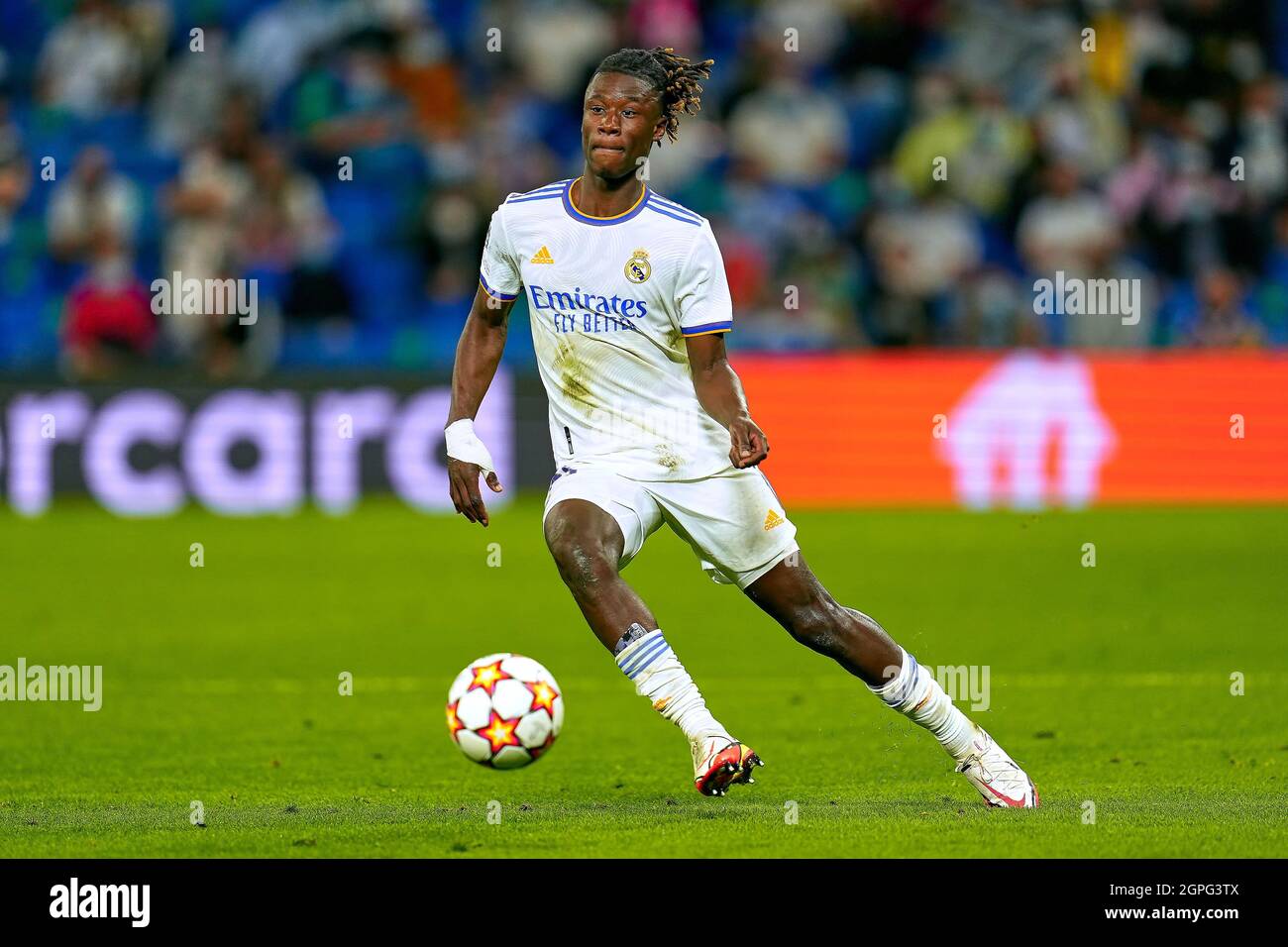 Eduardo Camavinga of Real Madrid during the UEFA Champions League match ...