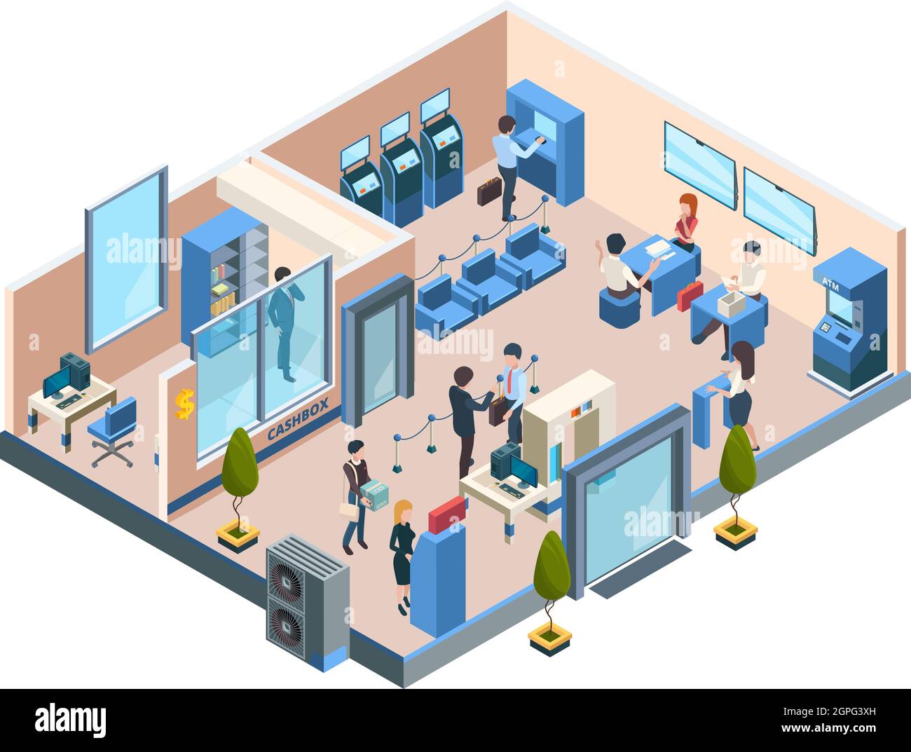 Financial Banks Interior