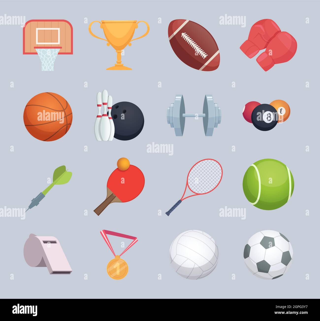 Sport Equipment Balls Hockey Or Golf Stick Fitness Exercise Equipment