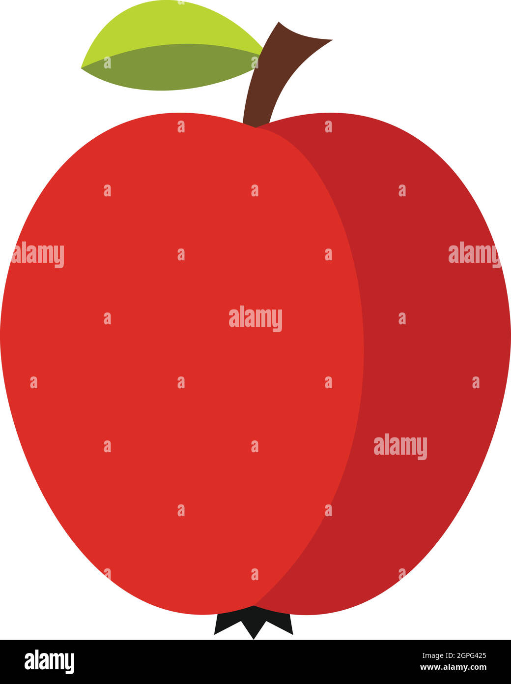 Apple apple peel Stock Vector Images - Alamy