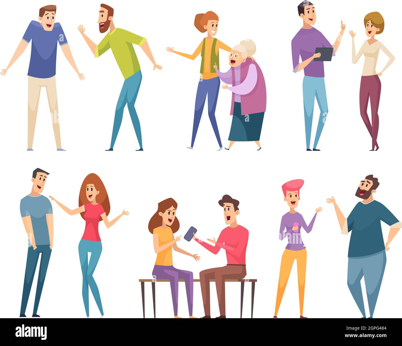 Conversation graphic hi-res stock photography and images - Alamy