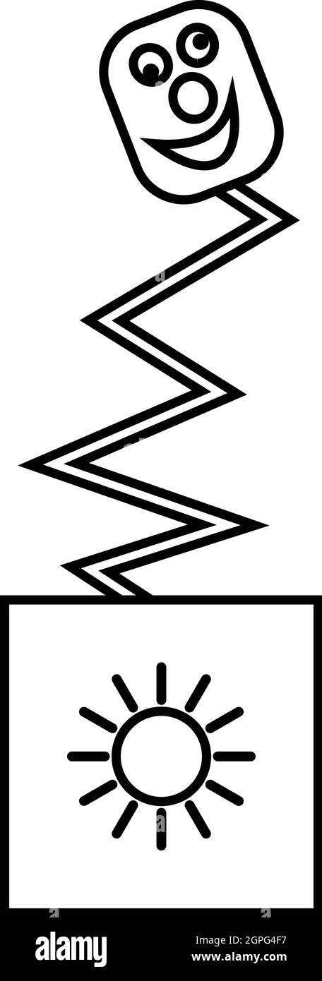 Gift box outline drawing Stock Vector Images - Alamy