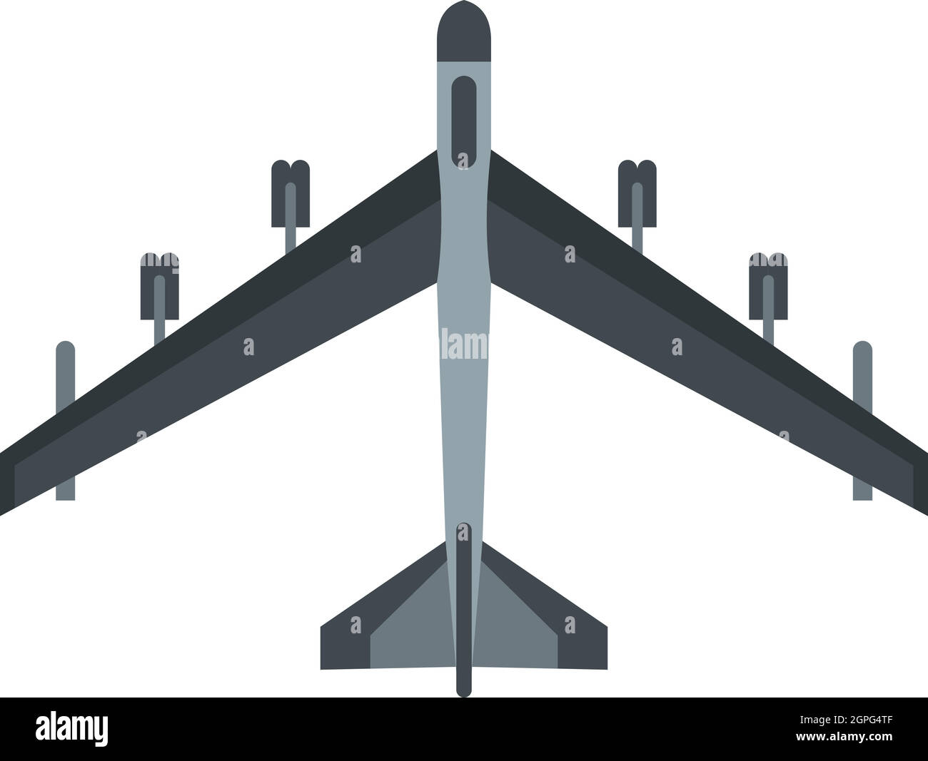 Plane icon, flat style Stock Vector Image & Art - Alamy