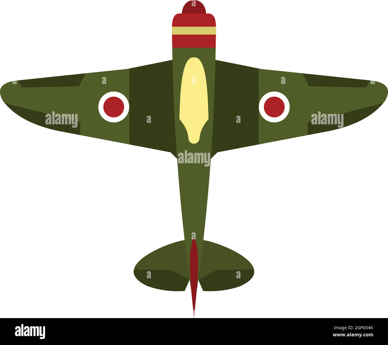Army plane icon, flat style Stock Vector Image & Art - Alamy
