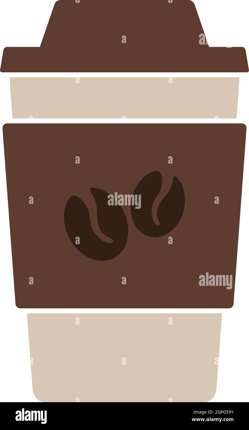 Disposable paper cup lid Stock Vector Images - Alamy