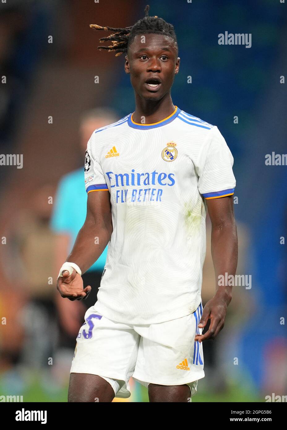 Eduardo Camavinga of Real Madrid during the UEFA Champions League match ...