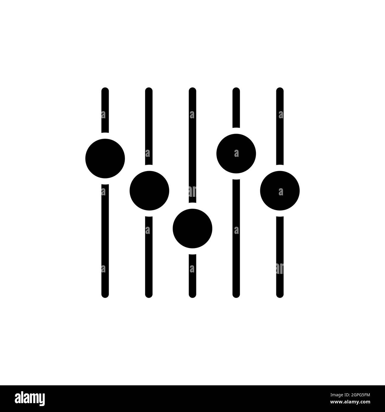 Wave equalizer Cut Out Stock Images & Pictures - Alamy