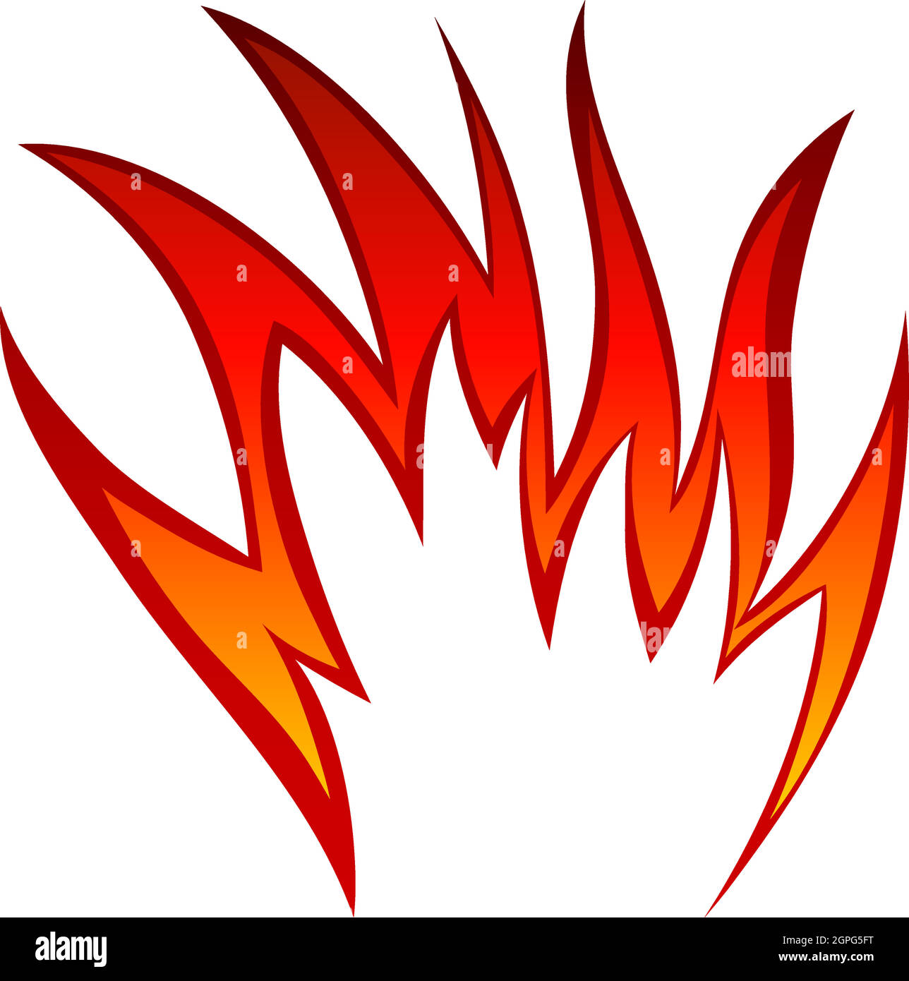 Fire Flame Element Stock Vector Image & Art - Alamy