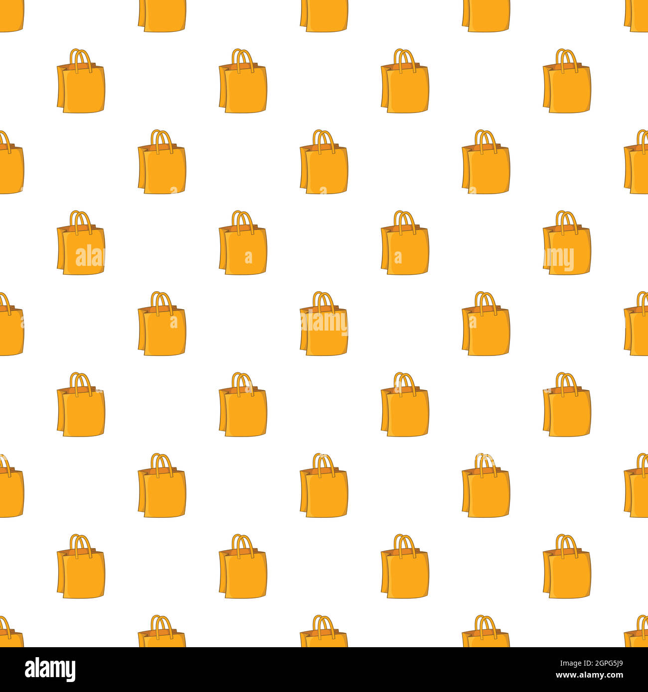 Bag with handles pattern, cartoon style Stock Vector Image & Art - Alamy