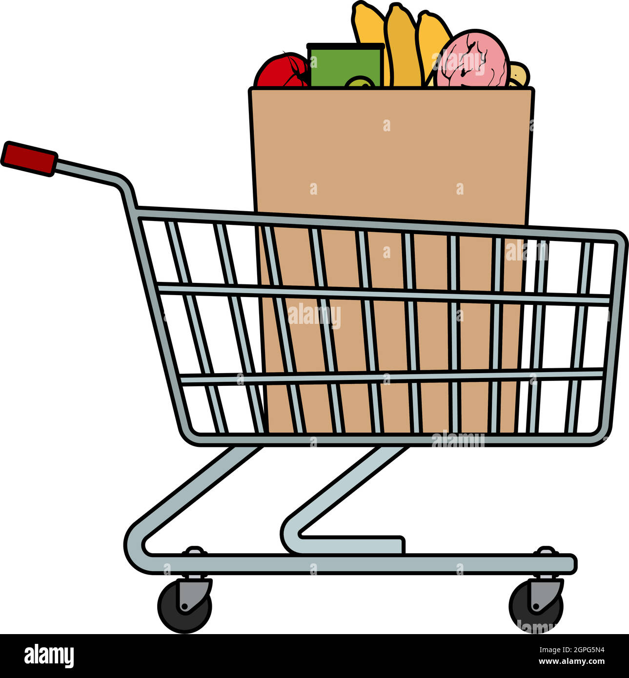 Food product line Cut Out Stock Images & Pictures - Alamy