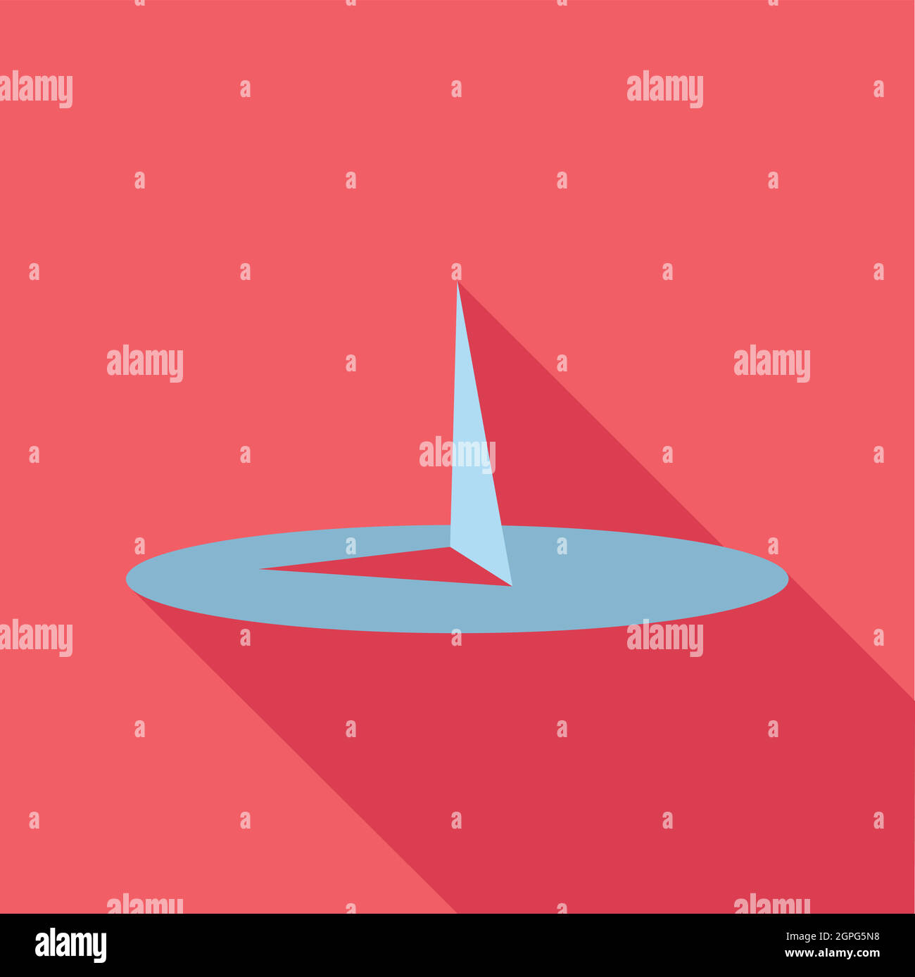 Pushpins icon, flat style Stock Vector Image & Art - Alamy