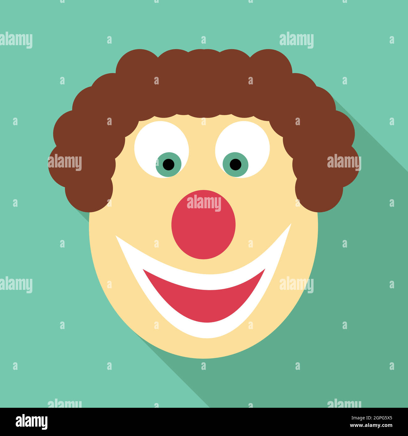 Clown icon, flat style Stock Vector Image & Art - Alamy Clown icon, flat style Stock Vector Image & Art - Alamy