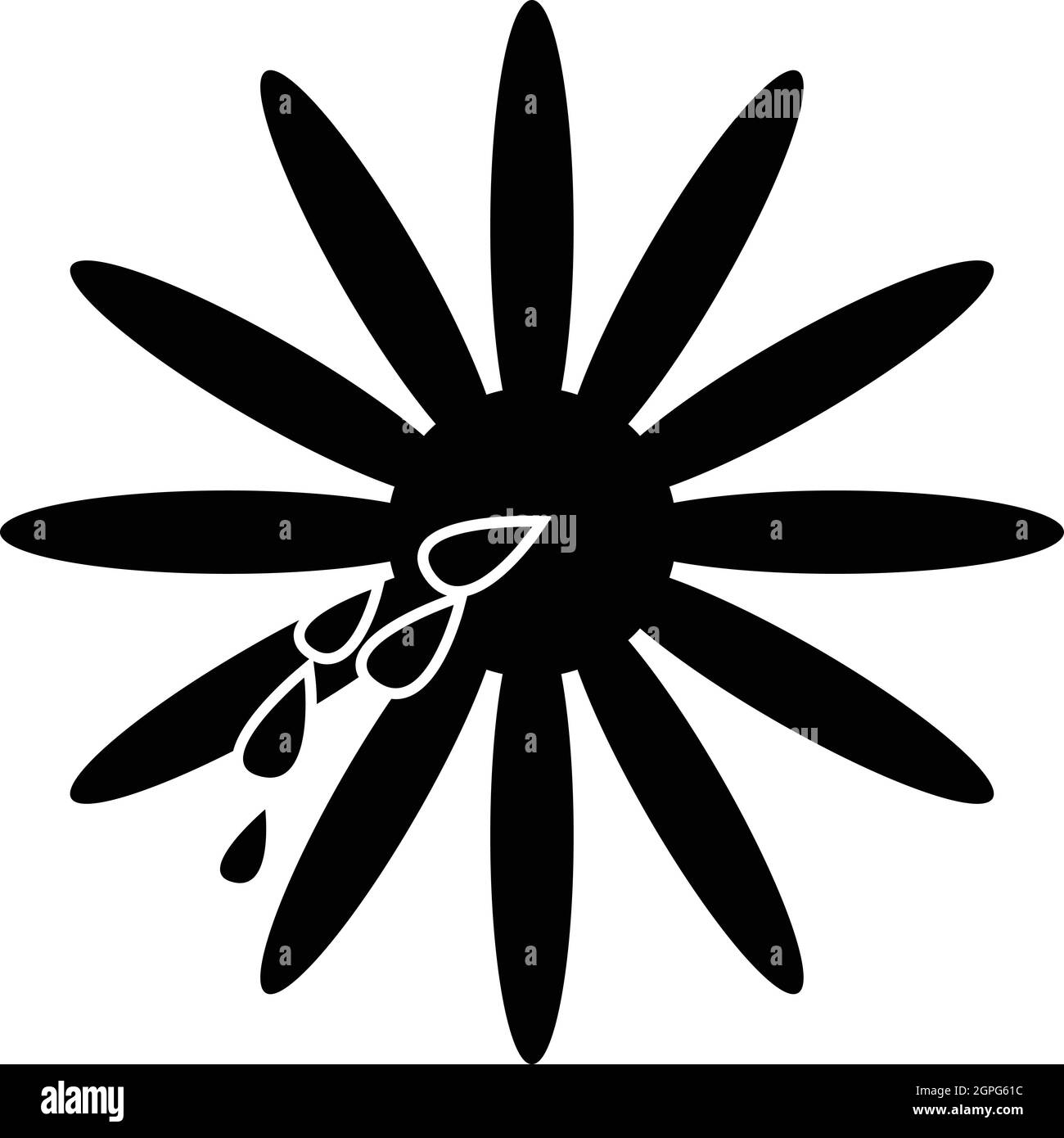 Watering flower icon, simple style Stock Vector Image & Art - Alamy