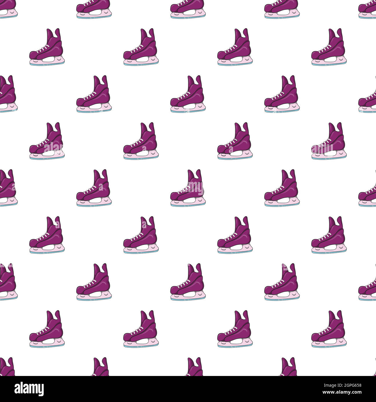 Skates pattern, cartoon style Stock Vector Image & Art - Alamy