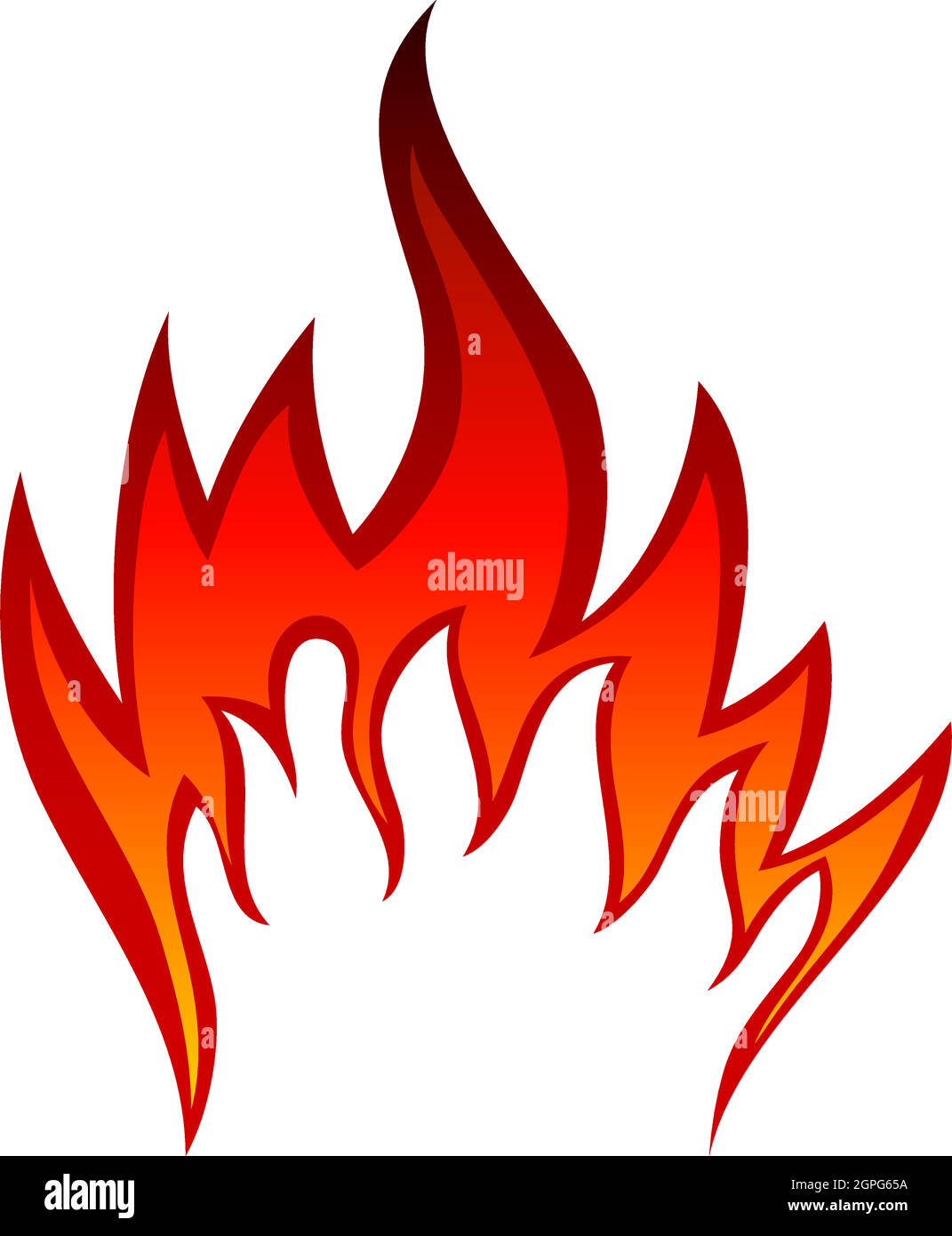 Fire Flame Element Stock Vector Image & Art - Alamy