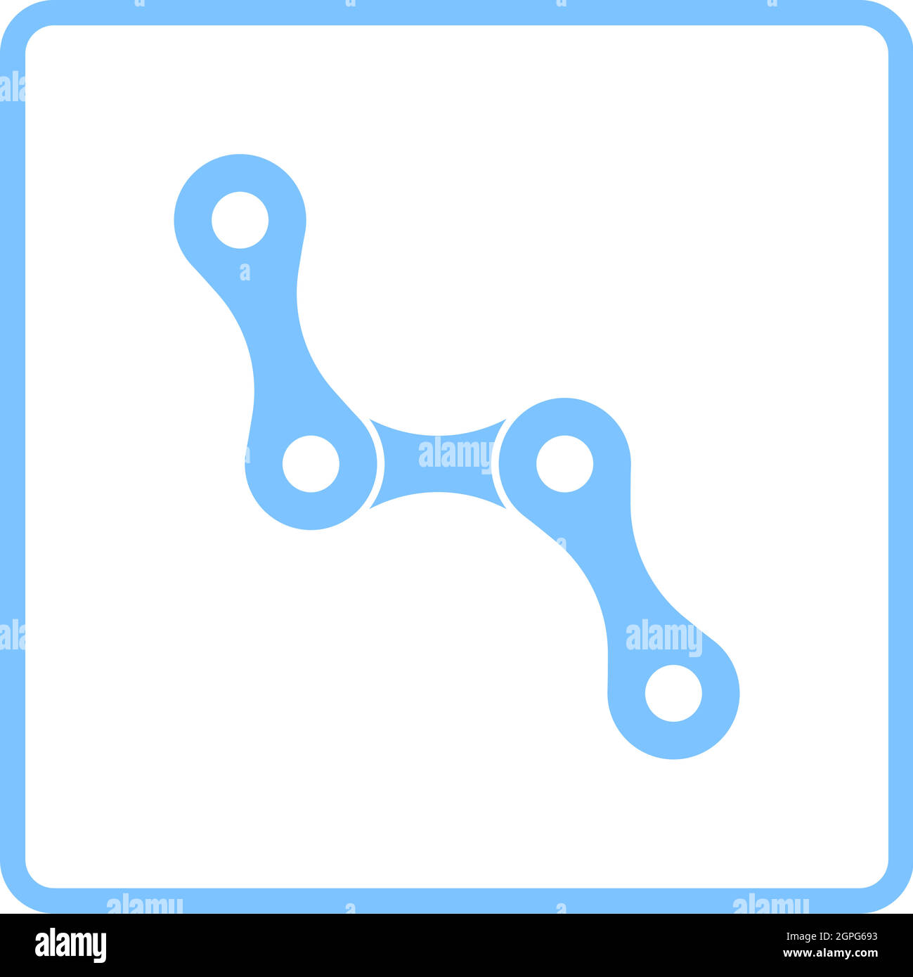 Bike Chain Icon Stock Vector Image & Art - Alamy