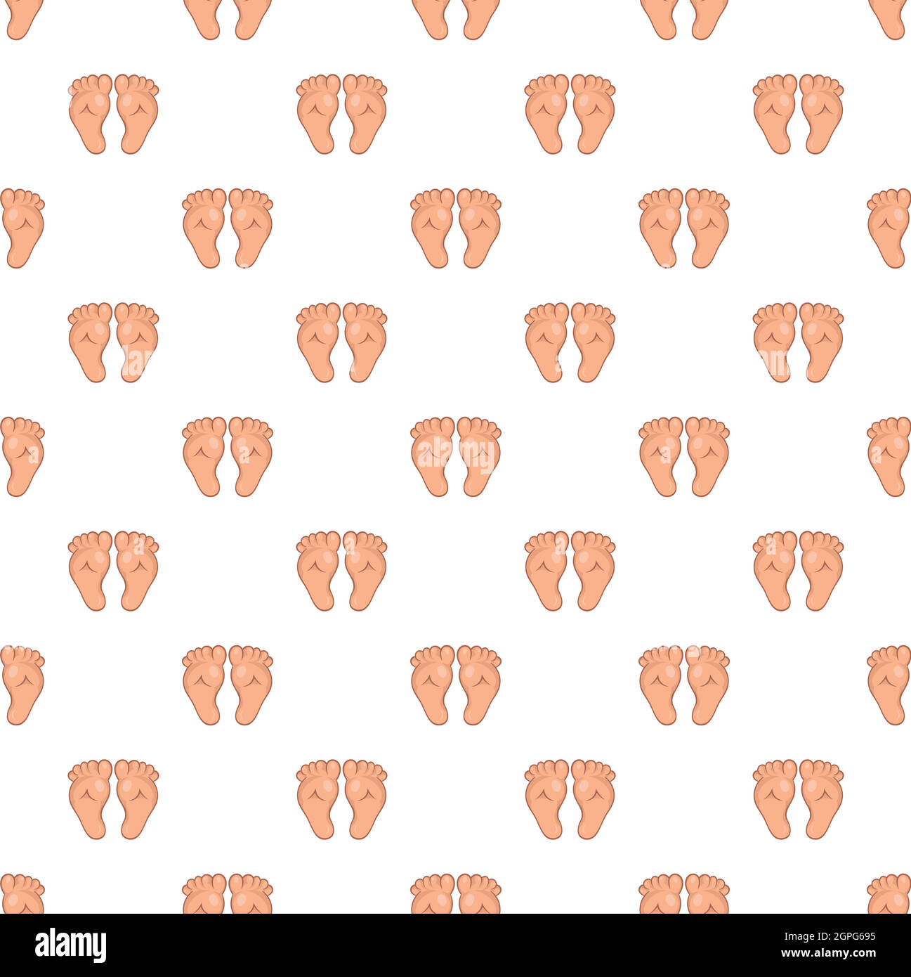 Baby legs pattern, cartoon style Stock Vector Image & Art - Alamy