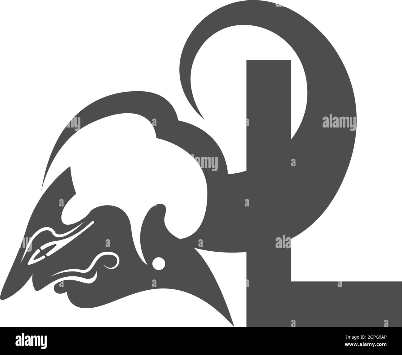 Javanese puppet icon with letter logo design vector illustration Stock ...