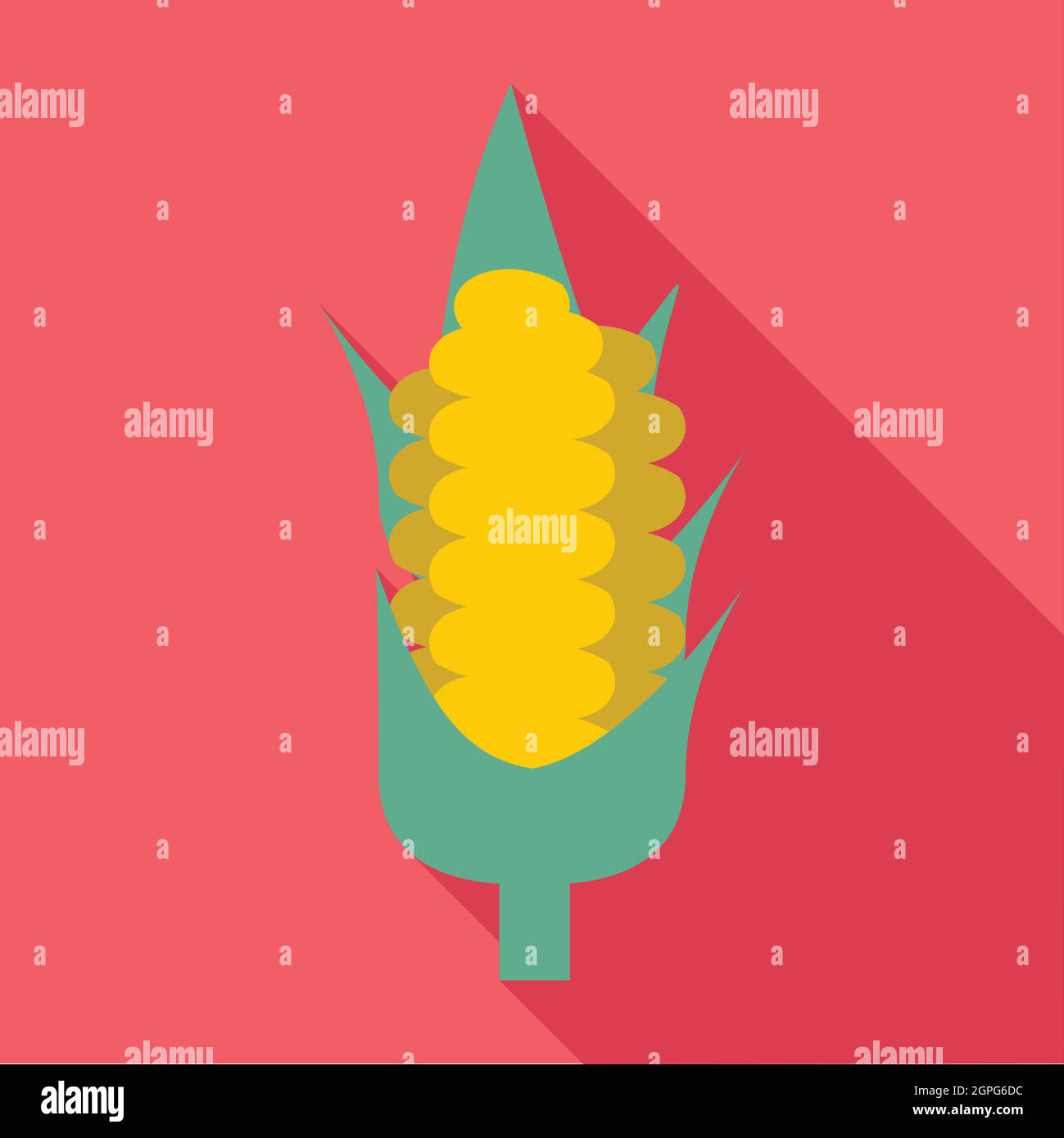 Corn icon, flat style Stock Vector Image & Art - Alamy