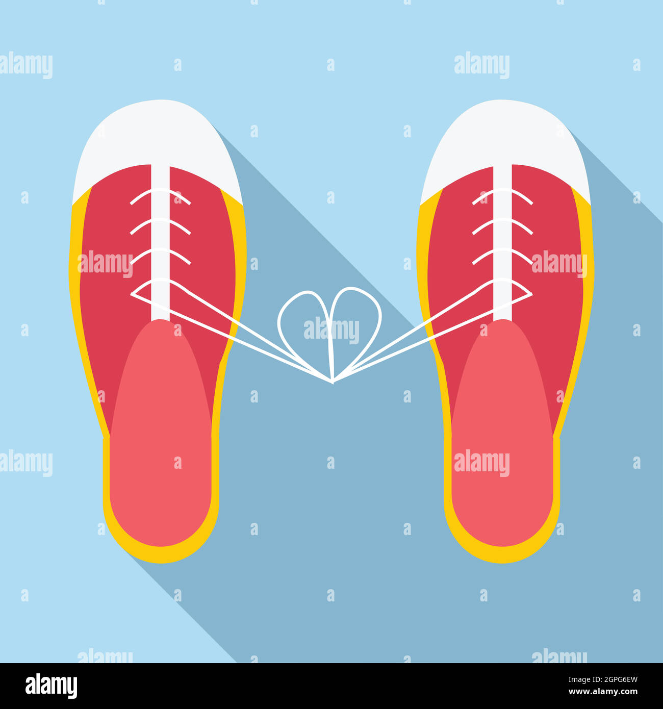 Shoes on white Stock Vector Images - Alamy