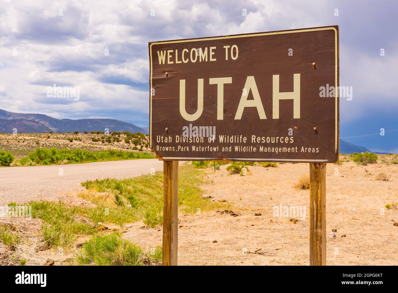 Welcome to utah sign hi-res stock photography and images - Alamy
