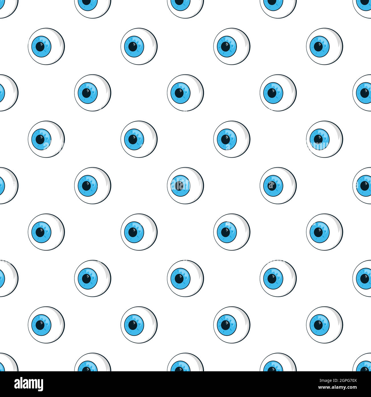 Eyes pattern, cartoon style Stock Vector Image & Art - Alamy