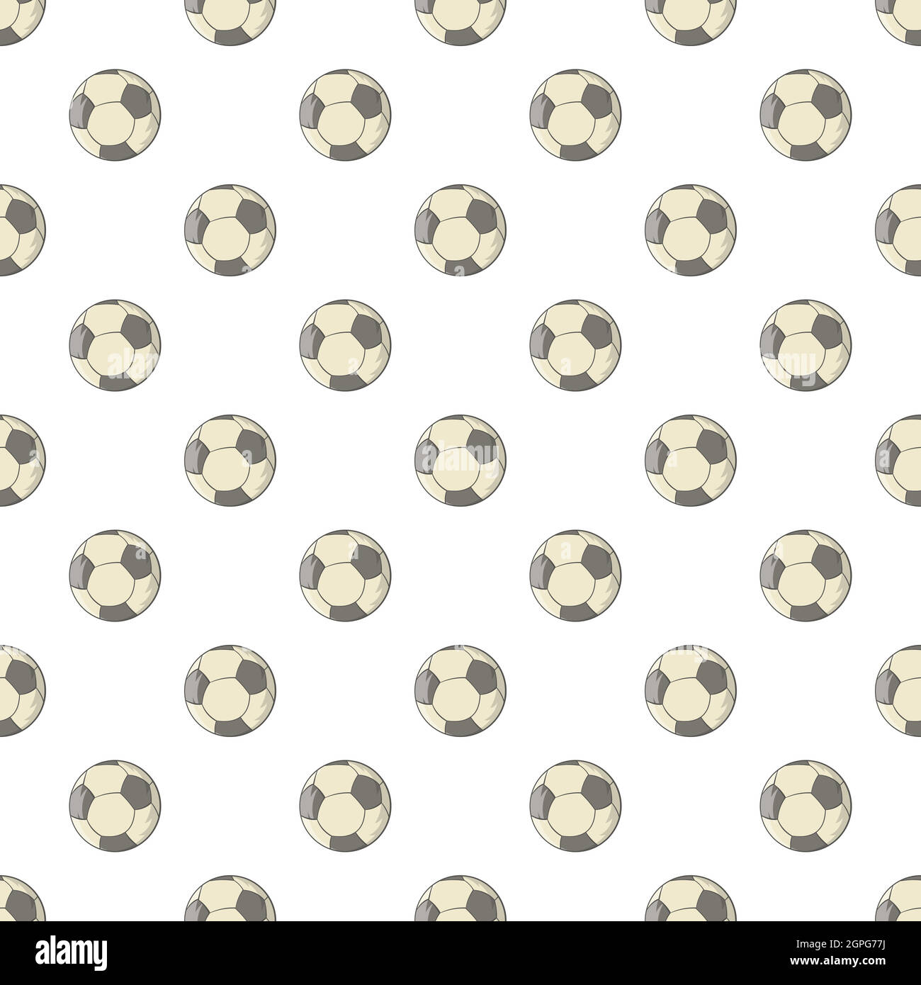 Soccer ball pattern, cartoon style Stock Vector Image & Art - Alamy
